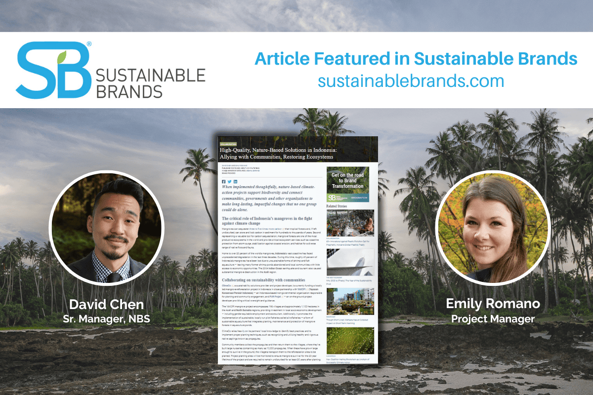 ClimeCo Featured in Sustainable Brands - ClimeCo